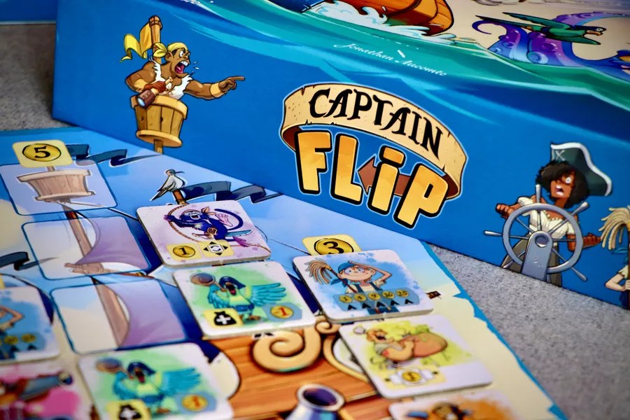 Captain Flip – Set Sail, Flip Tiles, and Claim the Treasure! – Tabletopping