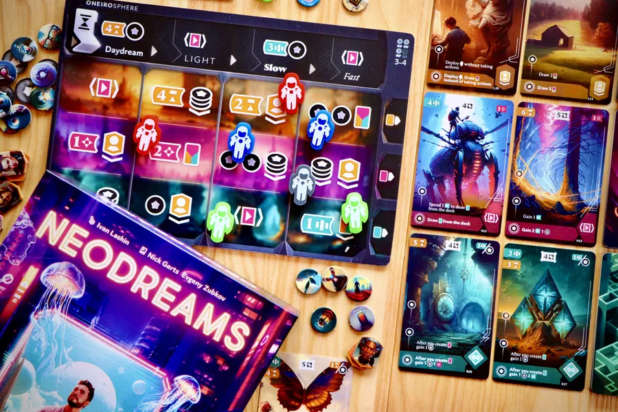 Neodreams – Enter the Futuristic World of Dream-Building – Tabletopping